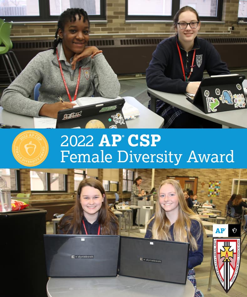 McAuley receives the College Board AP Computer Science Female Diversity ...