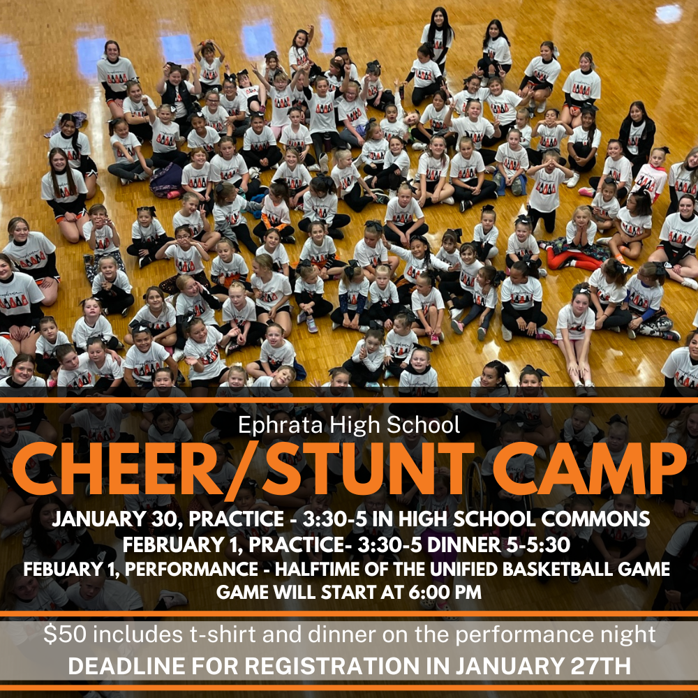 Don't Miss EHS Cheer/Stunt Camp! | District News