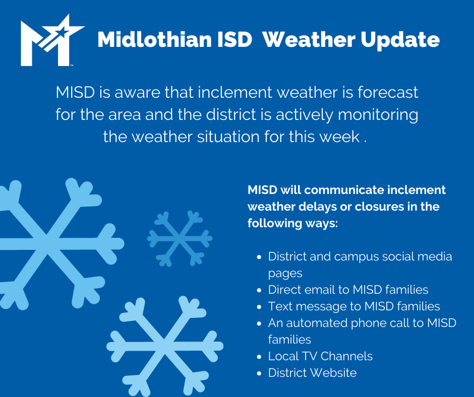 MISD Weather Update | News Detail Page