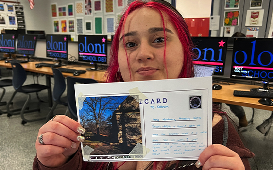 Making connections with Art Pen Pals | District Posts Item