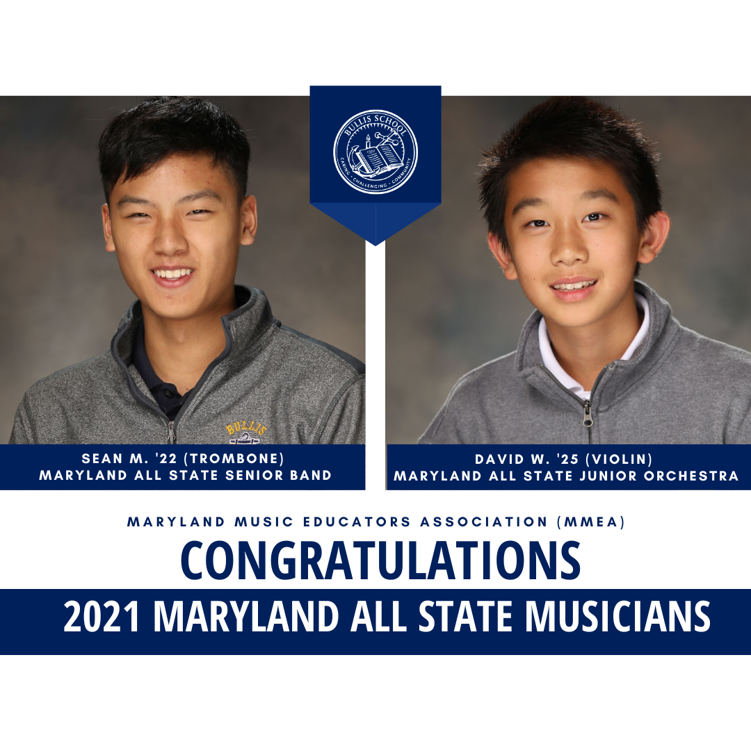 Two Bullis Musicians Named 2021 Maryland All State | News Article