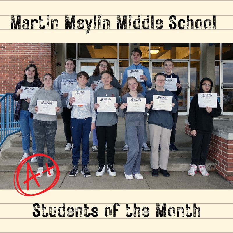 Martin Meylin Names January Students of the Month | Details