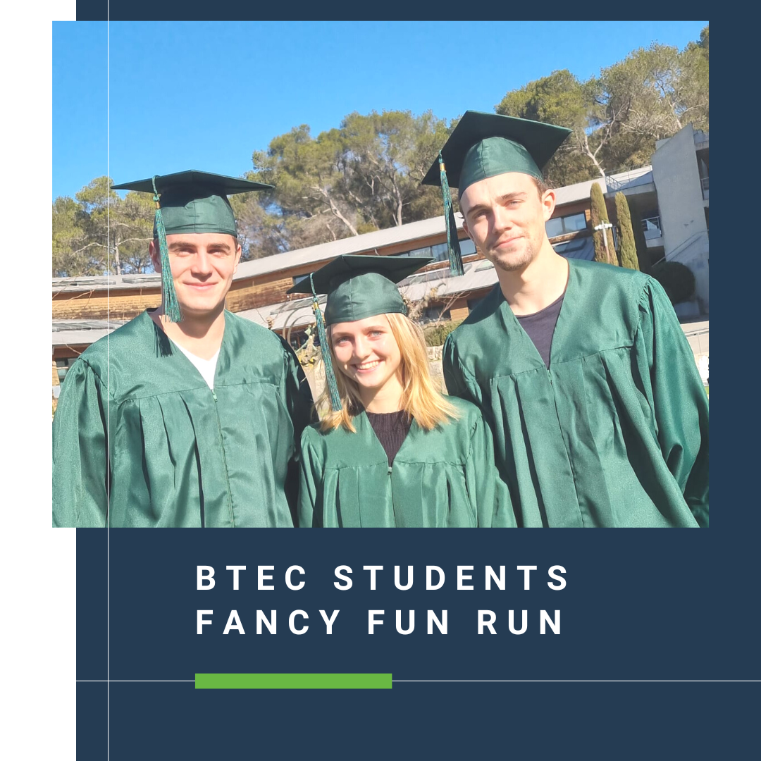People Of Mougins: Btec Students Fancy Fun Run | News Mougins