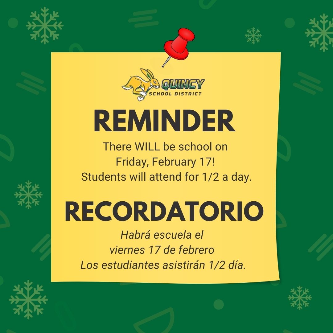 Half Day of School on Friday | News Details