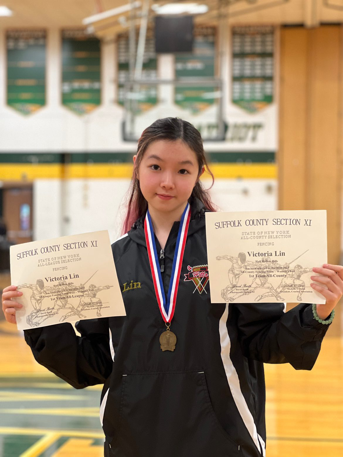 East's Victoria Lin Wins Suffolk County Girls Foil Individual ...