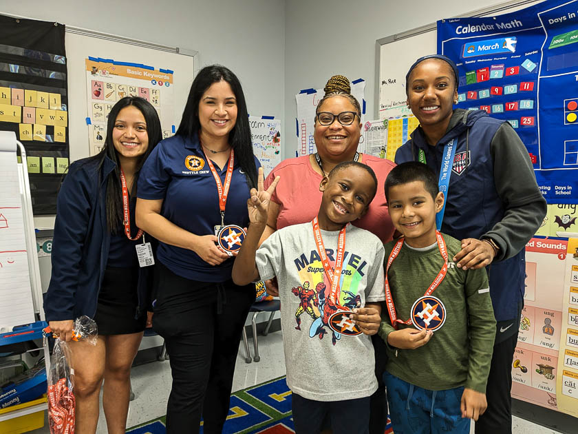 A surprise celebration at North Forest Elementary for National School ...