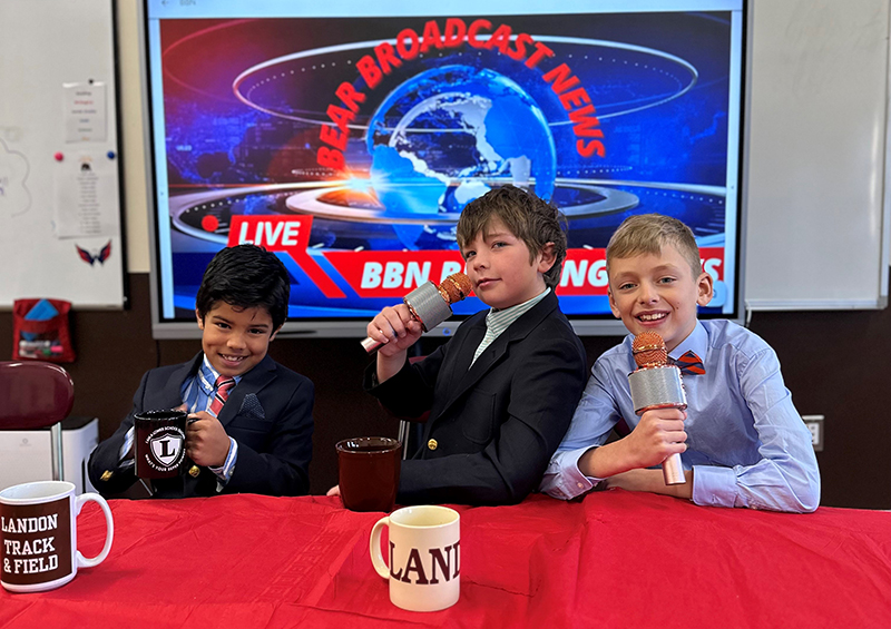 Reporting live from Landon | Read More