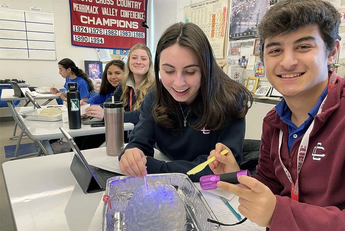 Brain Dissection with the Neuroscience Club | Central Catholic High ...