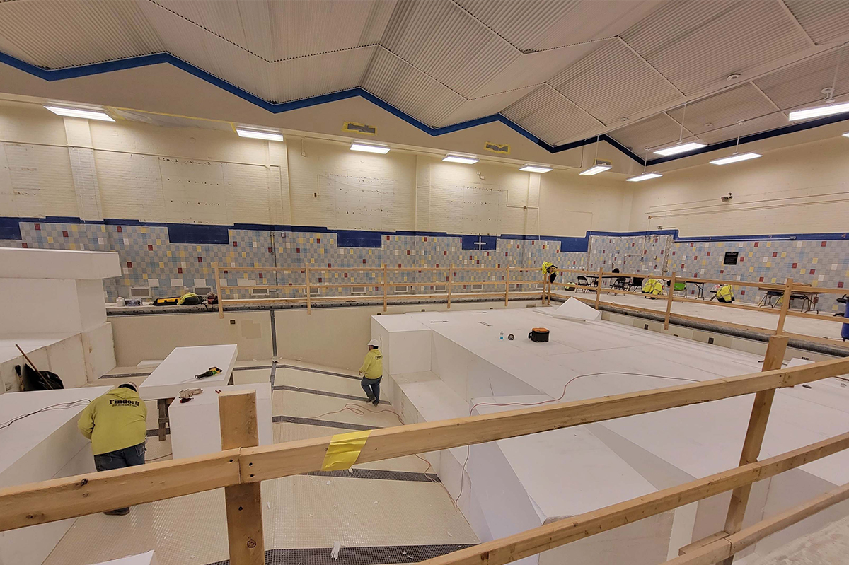 Seeing progress on the pool and gym addition | Construction Articles