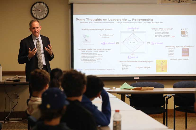 Business Club Hosts Ted Doheny '80 | Candids Details