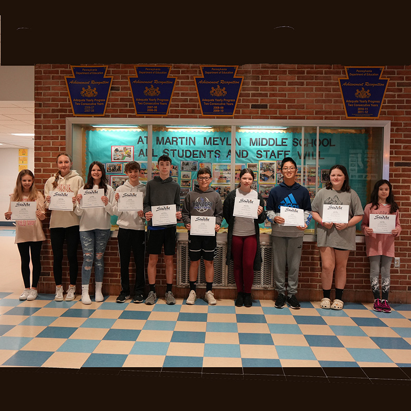 Martin Meylin Names March Students of the Month | Details
