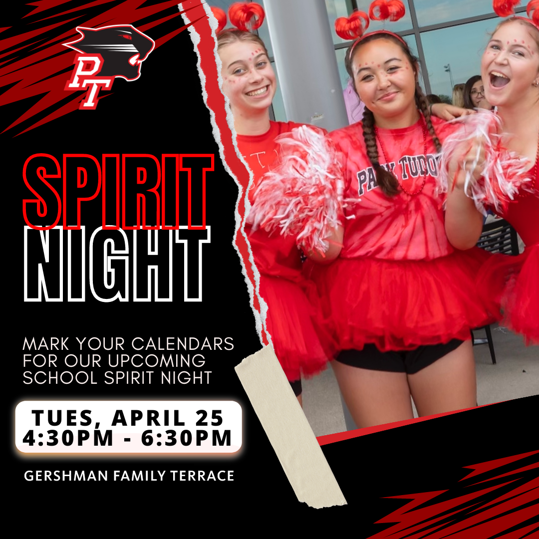 All-School Spirit Night on Tuesday, April 25 | Posts Page