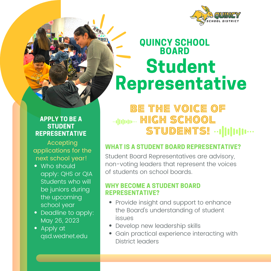 Become a School Board Student Representative | News Details