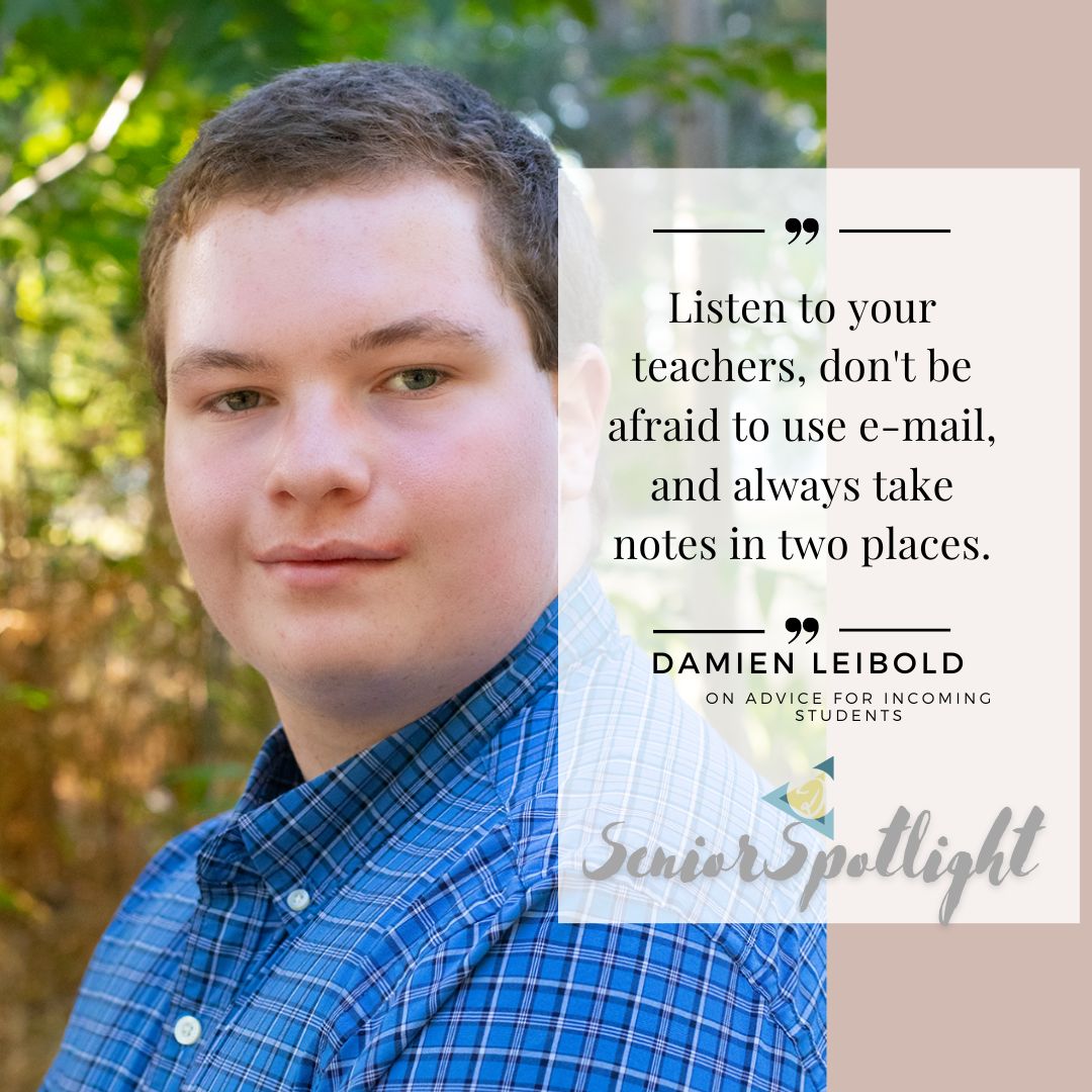 Senior Spotlight! Damien L. | News Details