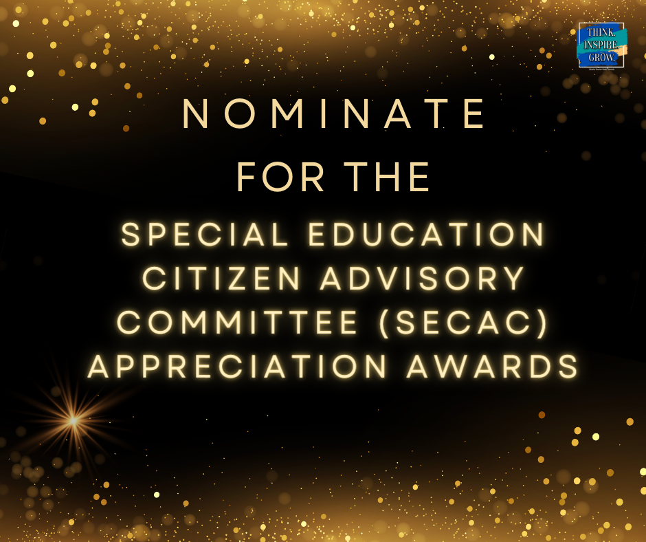 Nominate staff, students for SECAC awards | details - Charles County Public Schools