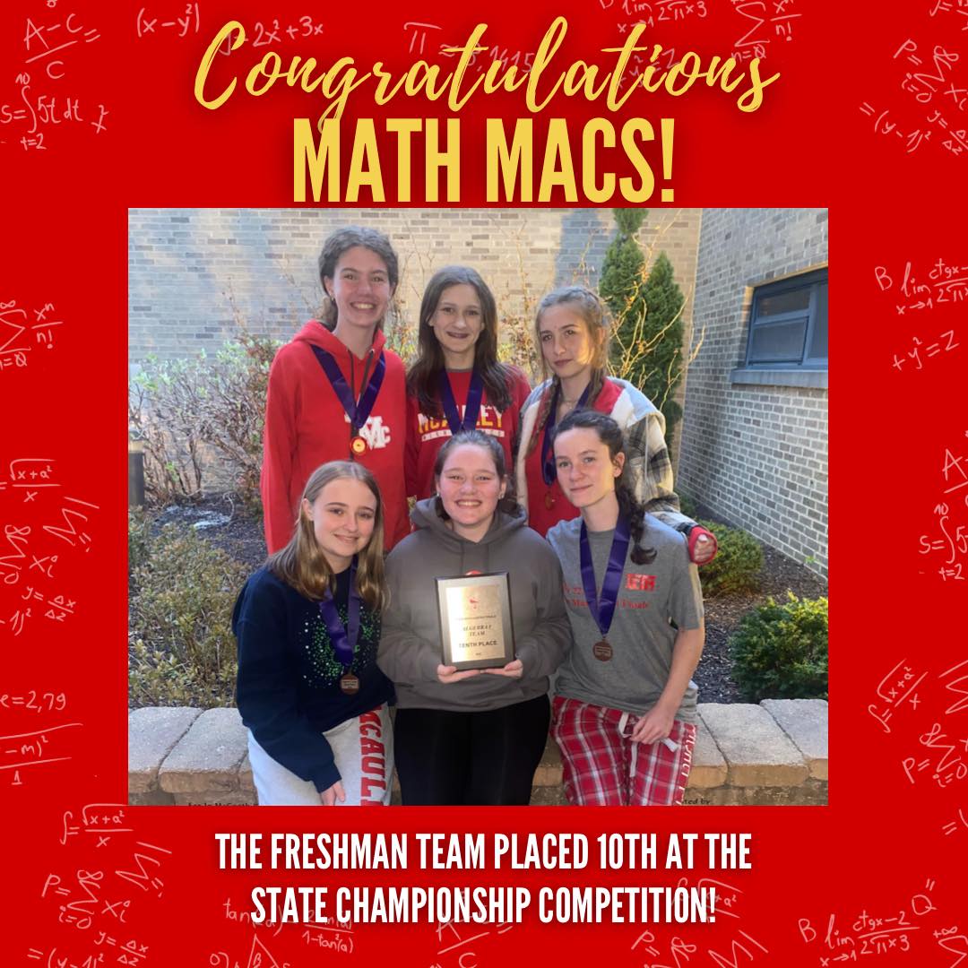 Math Macs place in state competition | School News