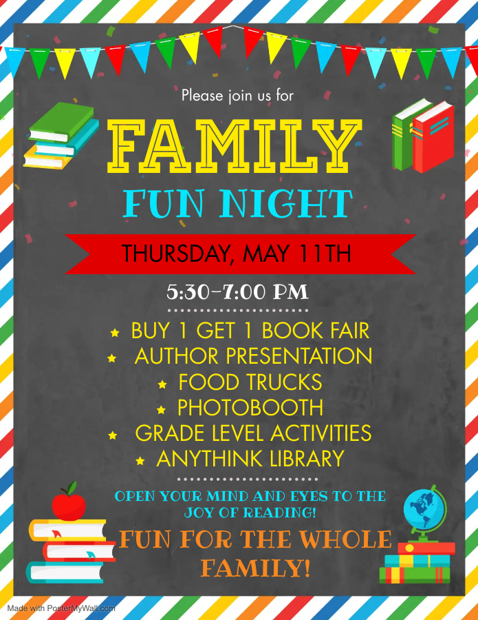 Family Fun Night! May 11th | Details - Stellar Elementary School