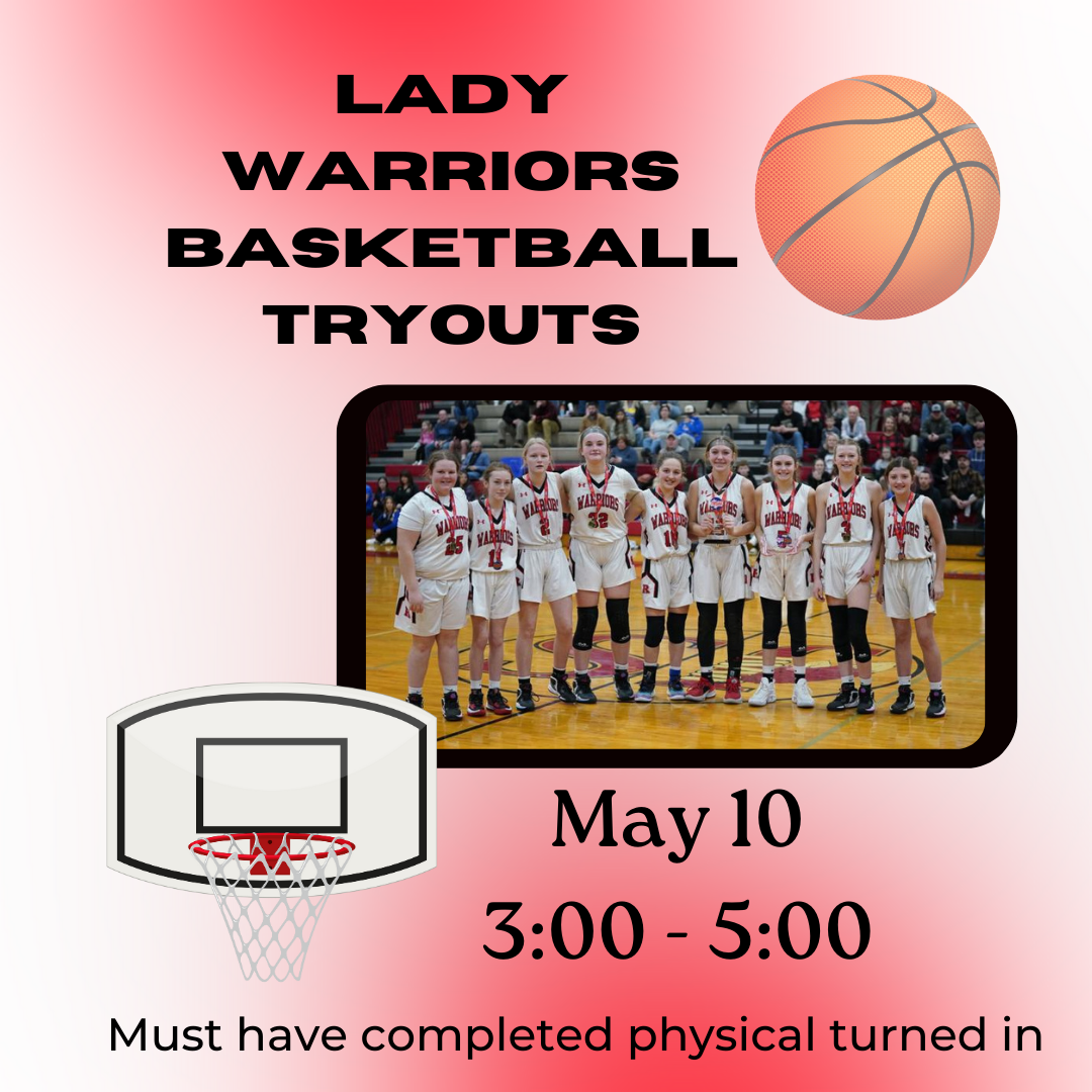 Lady Warriors Basketball Tryouts May 10 | Details