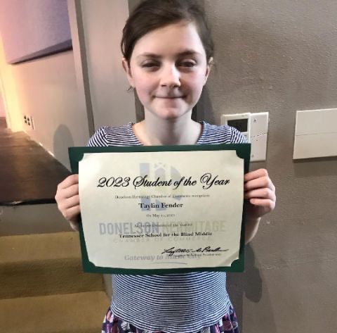 Former RCS Student Taylin Fender Selected Student of the Year | Details