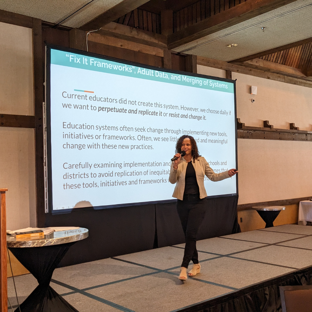 Principal Maria Roberts presented at the Minnesota Association of Special Education conference ...