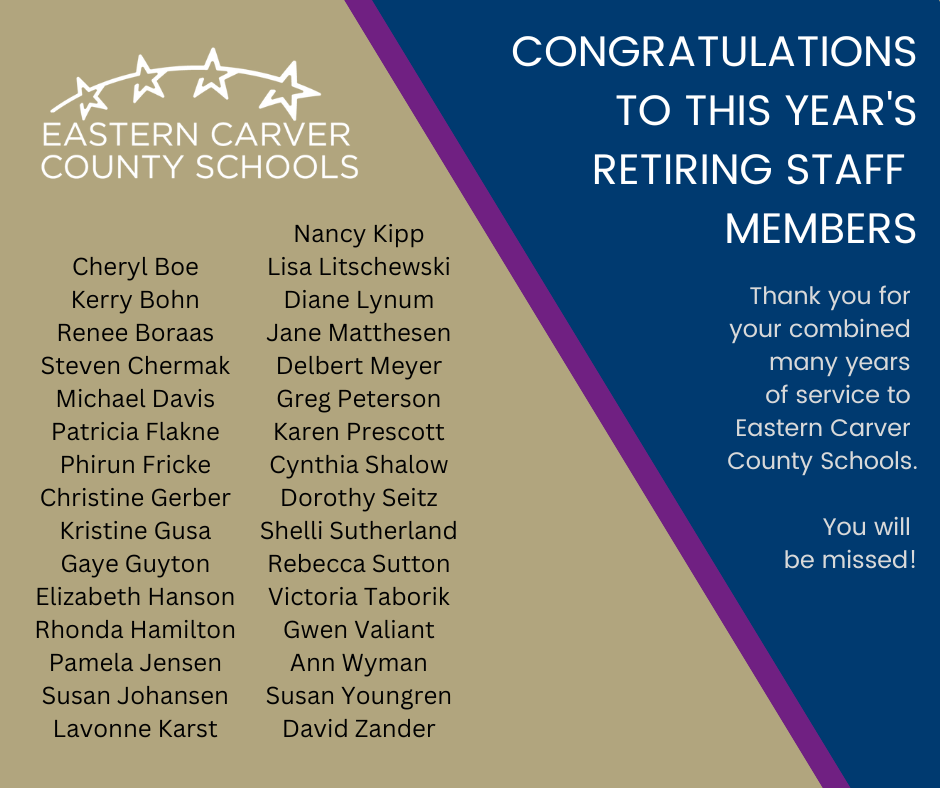 District recognizes 31 retiring staff members | Posts