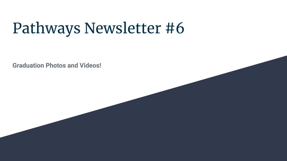 Pathways Newsletter #6 - Graduation Edition | Details - Pathways Future ...