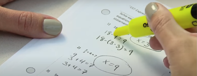 This math teacher highlights students' mistakes: | Blog Posts