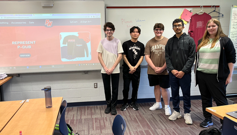 PWHS AP Computer students create prototype online school store | District Posts Item