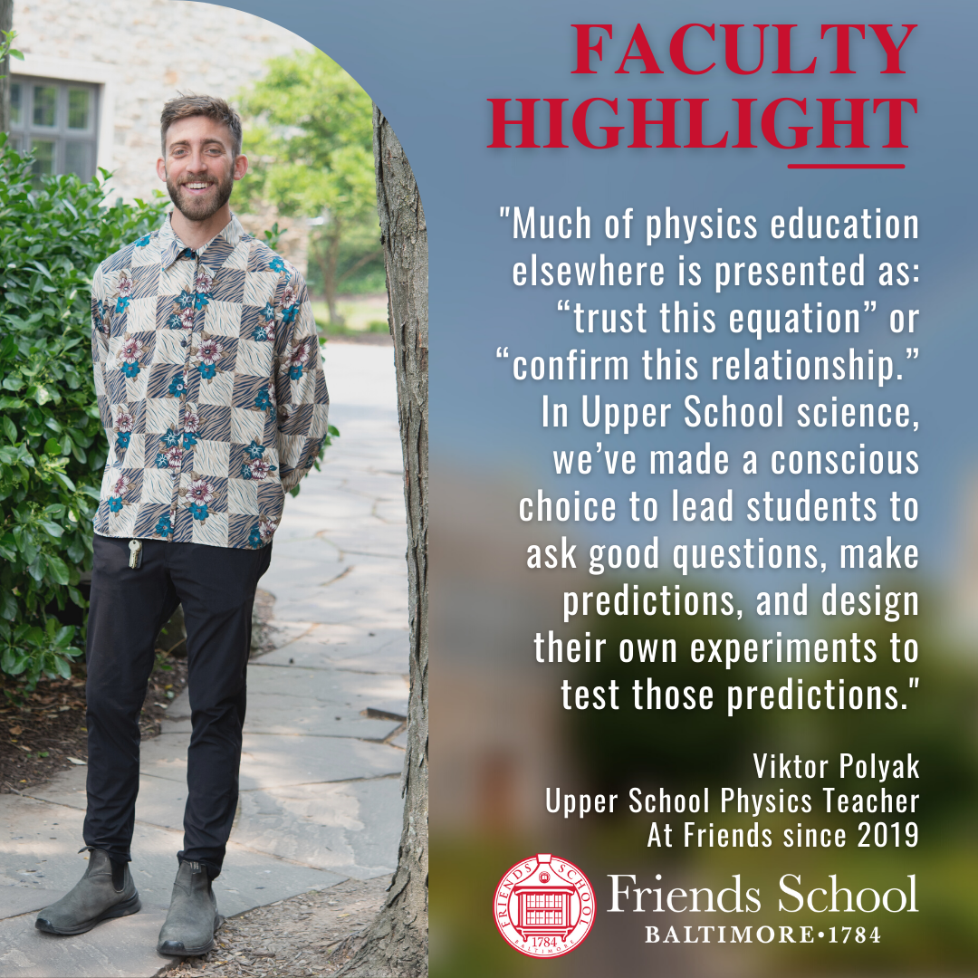 Faculty Highlight: Viktor Polyak, Upper School Physics Teacher | School ...