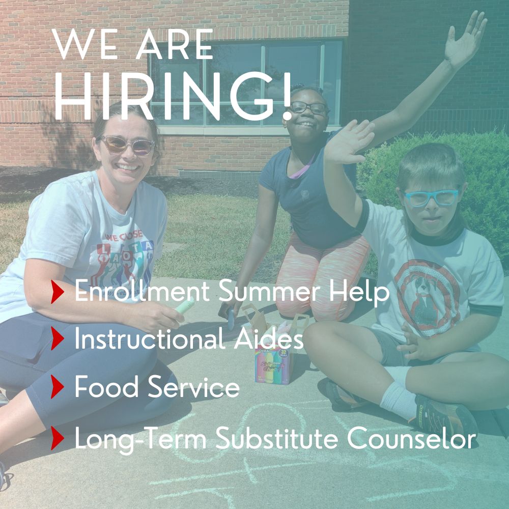 WE are Hiring: Summer Help and Support Staff Needed | News Detail Page