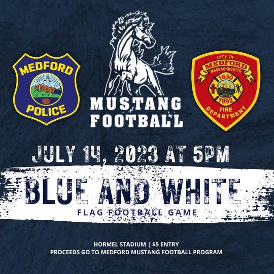Blue and White Flag Football Game | MHS/MVTHS News Post