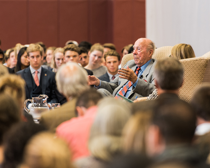George P. Shultz ’38 Returns to the Island | The Loomis Chaffee School