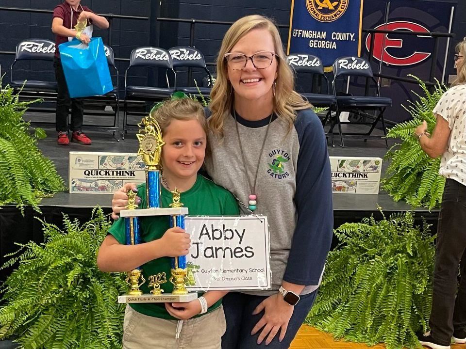 GES Student Wins Quick-Think-A-Thon | News Details - Effingham County ...