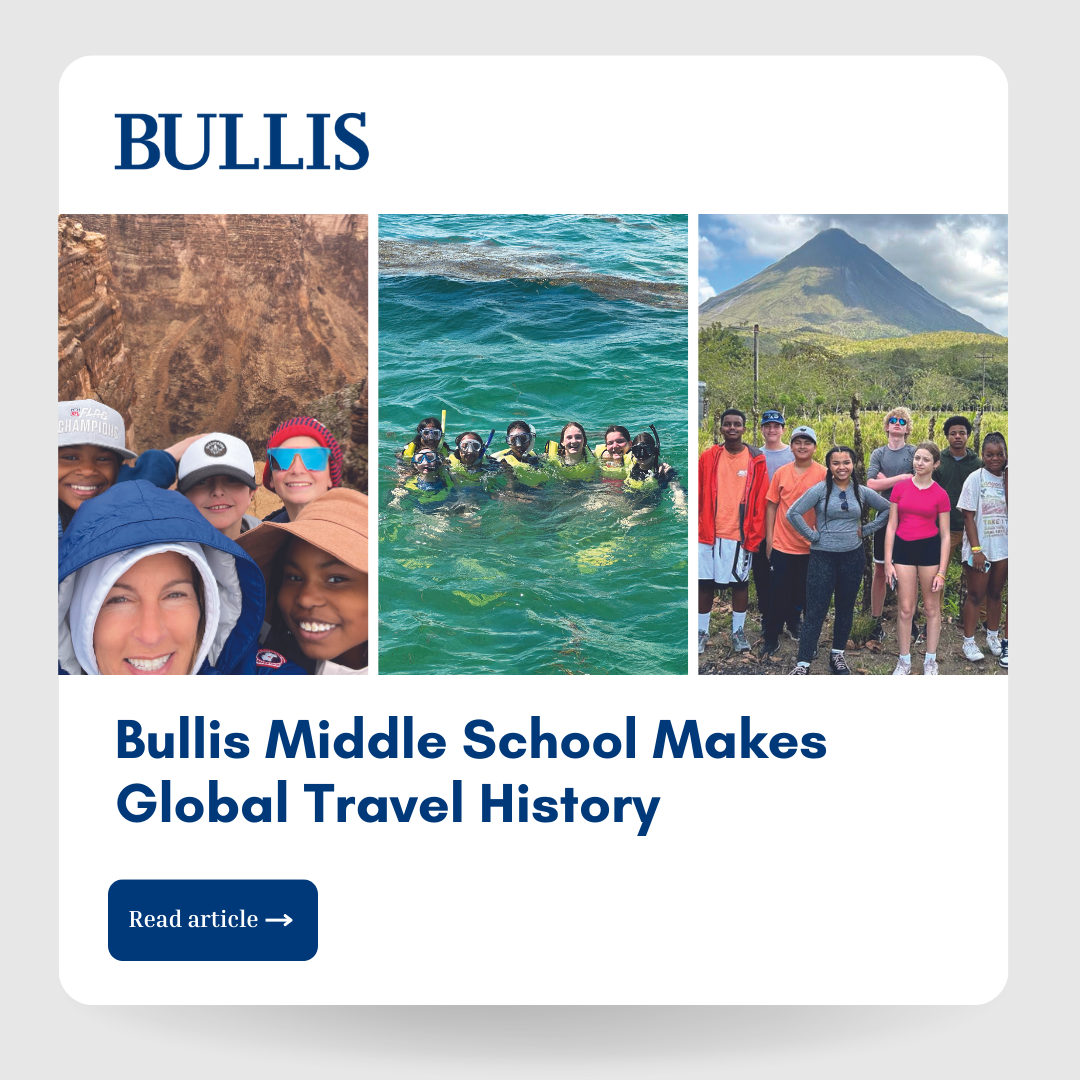 Bullis Middle School Makes Global Travel History | News Article