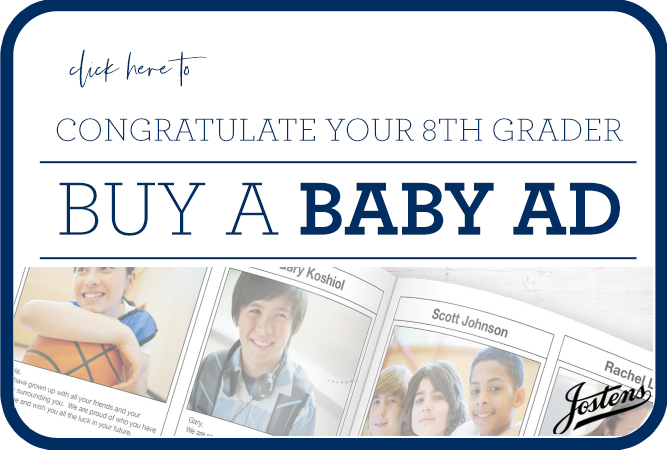Congratulate Your 8th Grader With a Baby Ad in the Yearbook! | Details ...