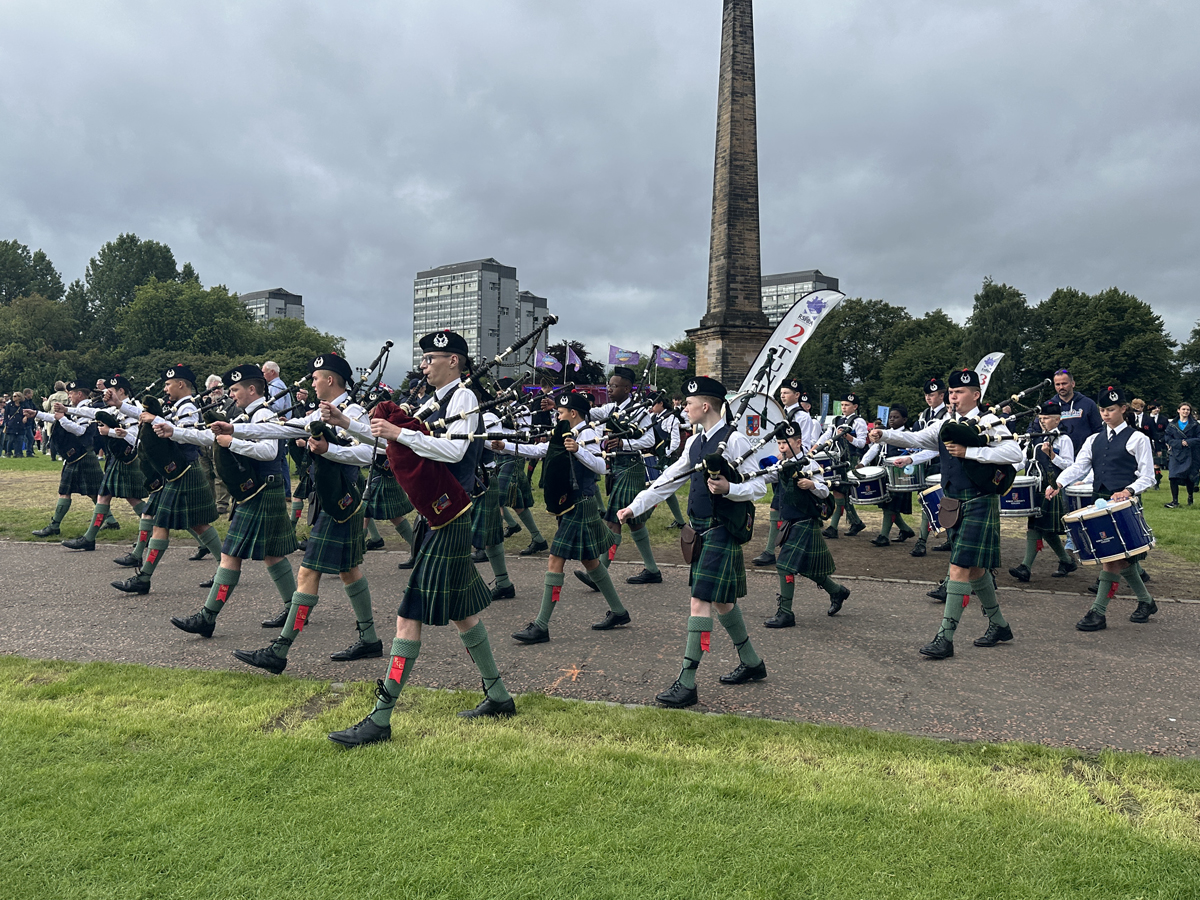 RGC Pipe Band Debut at the World Pipe Band Championships | News ...