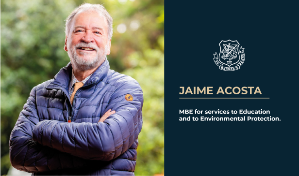 ¡Mr. Jaime Acosta recibe condecoración como miembro de la Orden del ...