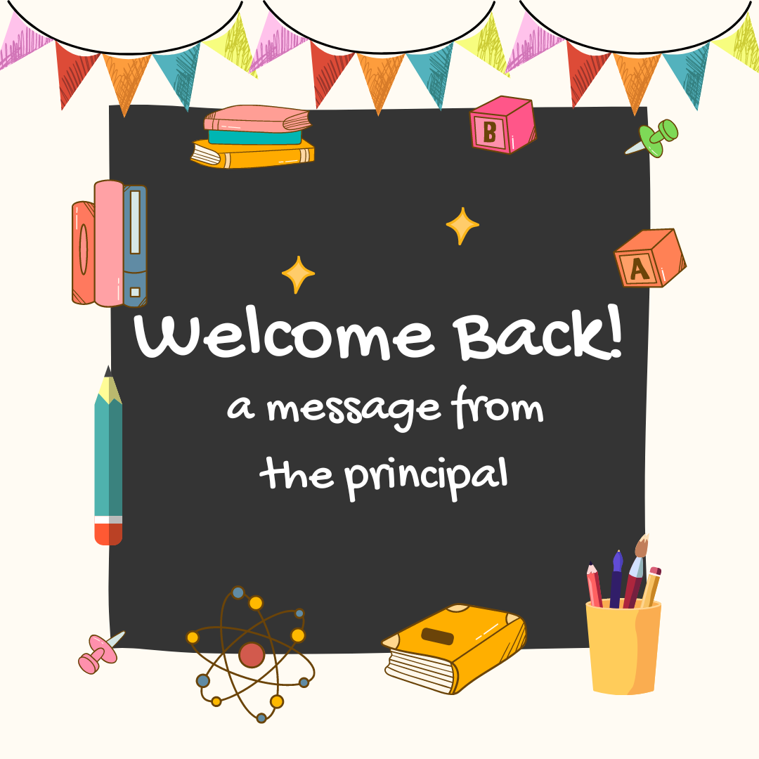 Welcome back message from the principal | Roberts News Post