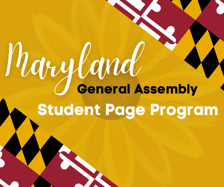 Applications open for Student Page Program | details - Charles County ...