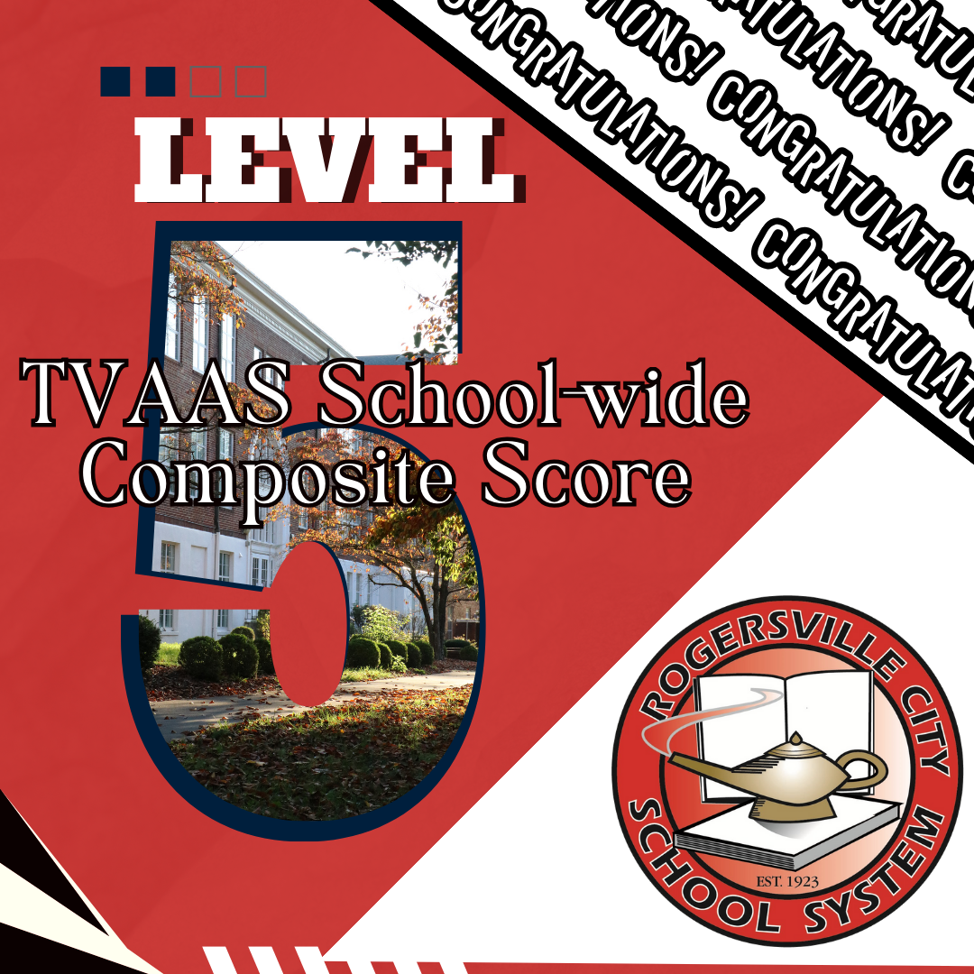 RCS Earns TVAAS Level 5 for School-wide Composite TCAP | Details