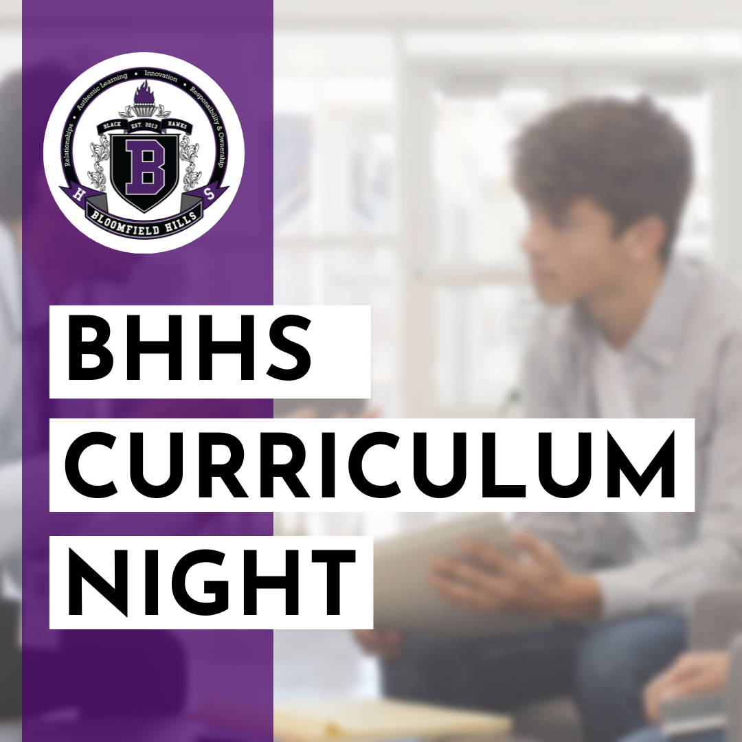 Join Us for Curriculum Night!