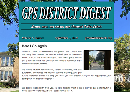 Volume 5 Issue 1 of GPS District Digest Released | Posts News Details
