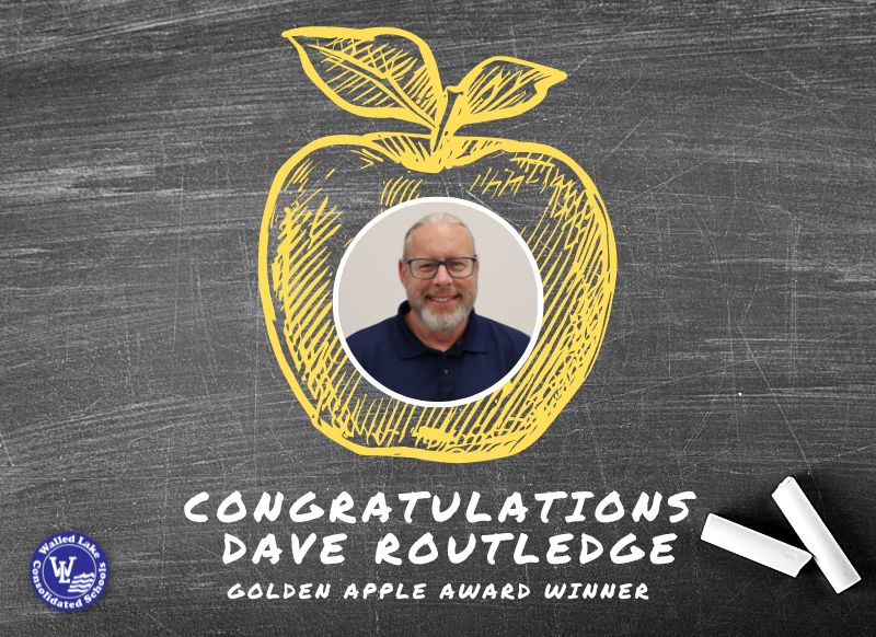 Dave Routledge receives Golden Apple Award | Post Page