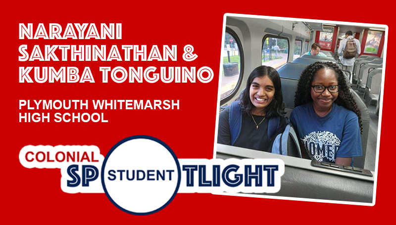 Student Spotlight: Narayani Sakthinathan and Kumba Tonguino | District ...