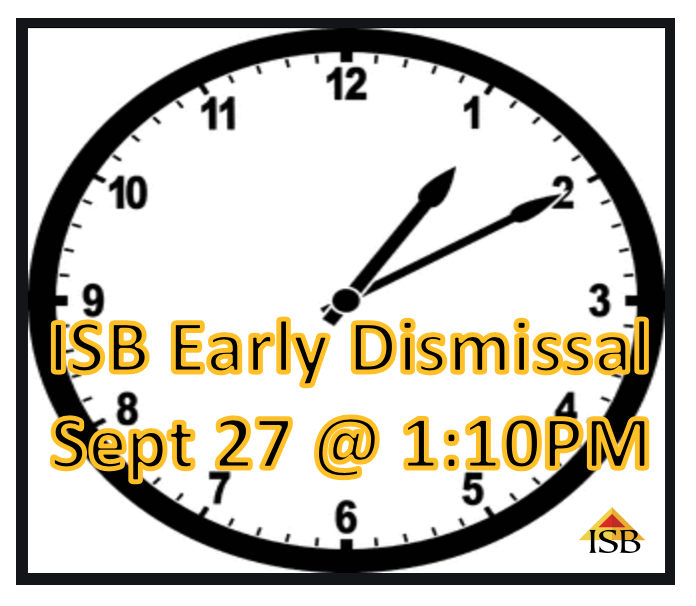 Early Dismissal - Wednesday September 27, 2023 | All School News single