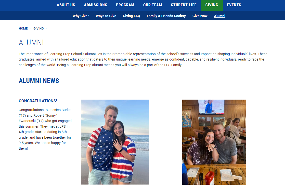 New Alumni page | News Post