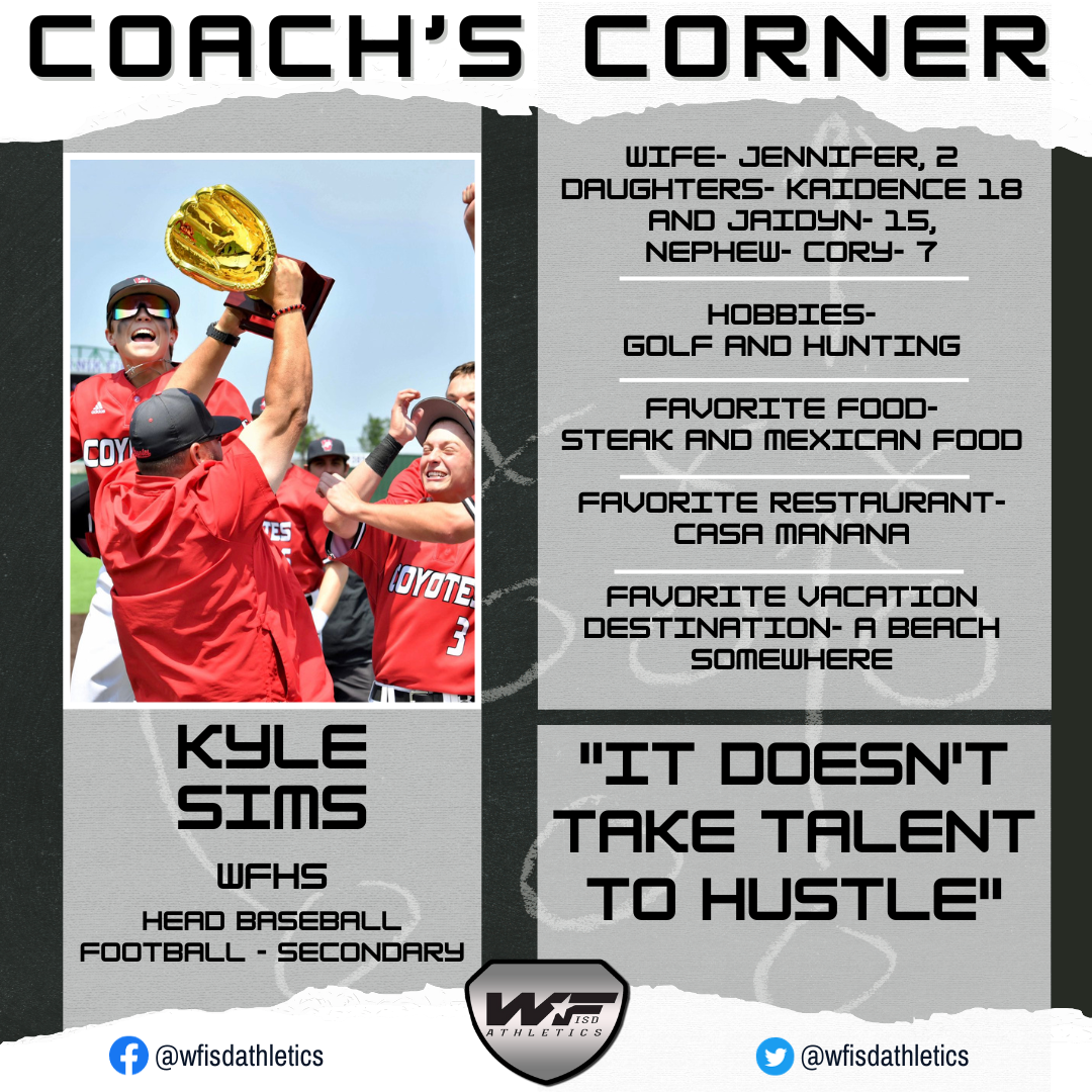 Coach's Corner: Kyle Sims | New Details