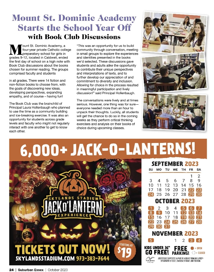 MSDA in Suburban Essex Magazine October 2023 | Articles