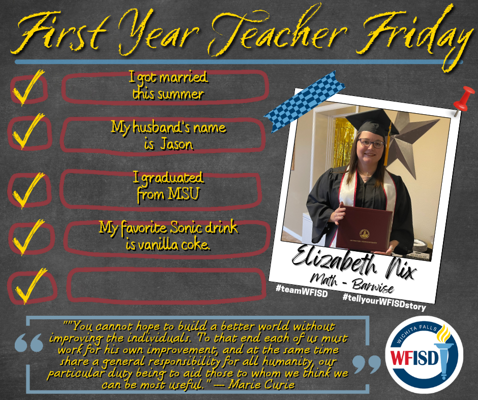 First Year Teacher Friday: Elizabeth Nix | New Details