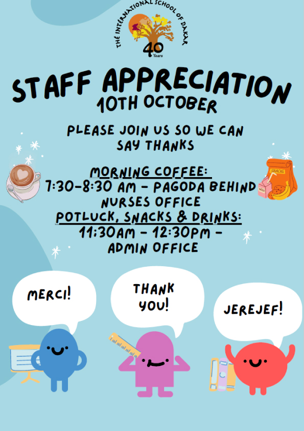 Staff Appreciation - October | News Details